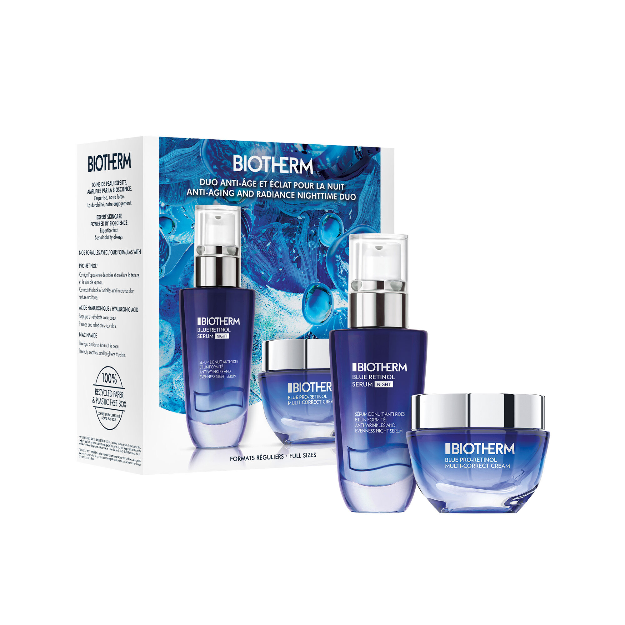 Blue Therapy Retinol Anti Aging Set Day & Night | Biotherm
