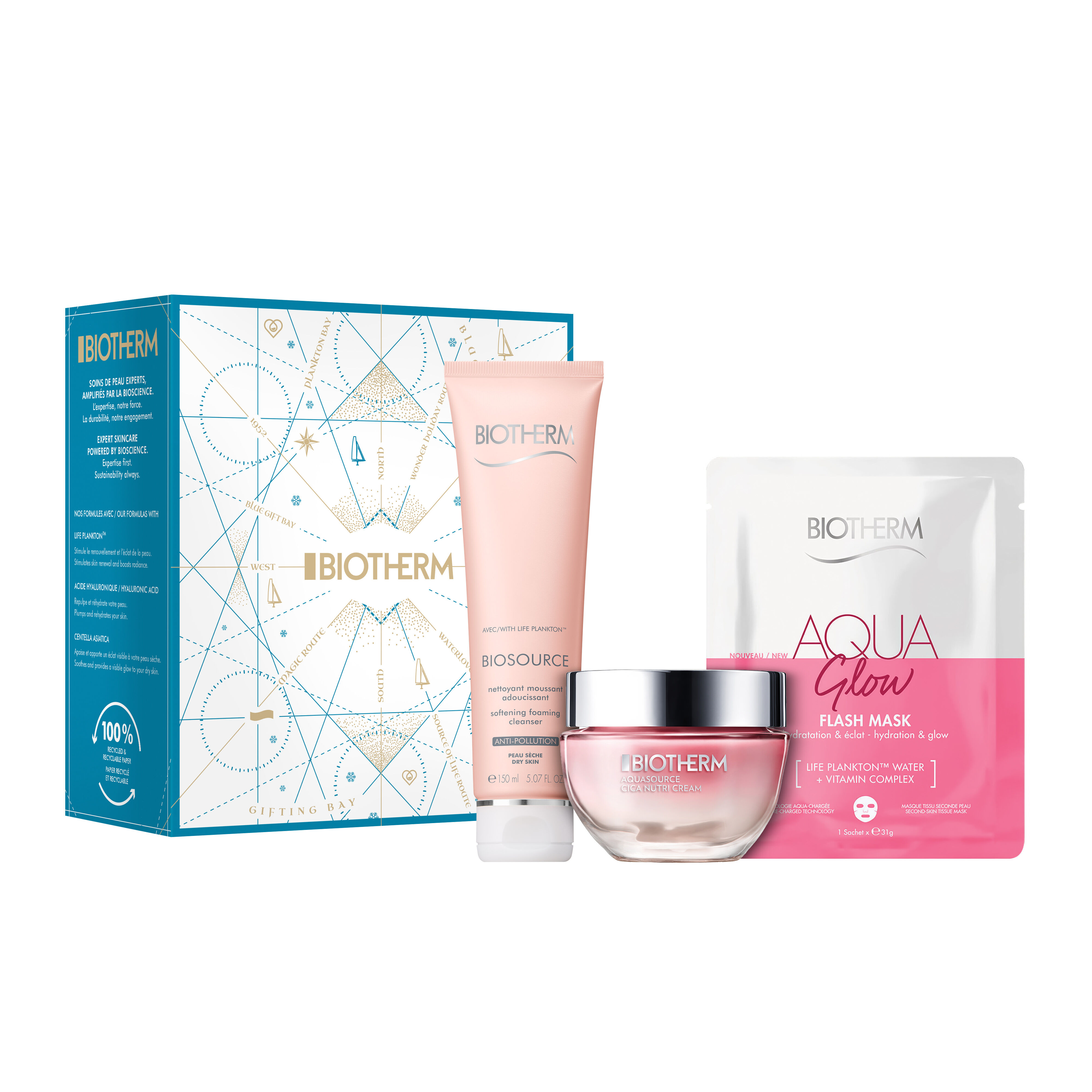 Aquasource Moisturizer Gift Set - For Dry Skin - Biotherm CA